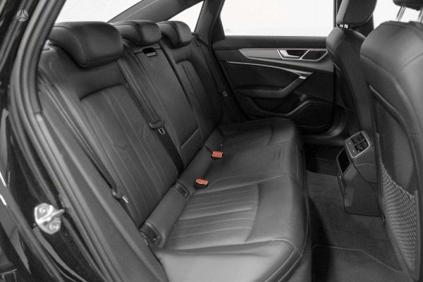 Black Audi A6 2022 in Vilnius, with an engine capacity of 2.00 L and mileage of 76 thousand km for 31950 €, photo 8 on AUTOMOTO.COM.LV