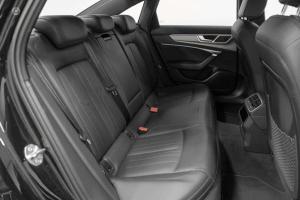 Black Audi A6 2022 in Vilnius, with an engine capacity of 2.00 L and mileage of 76 thousand km for 31950 €, photo 9 on AUTOMOTO.COM.LV