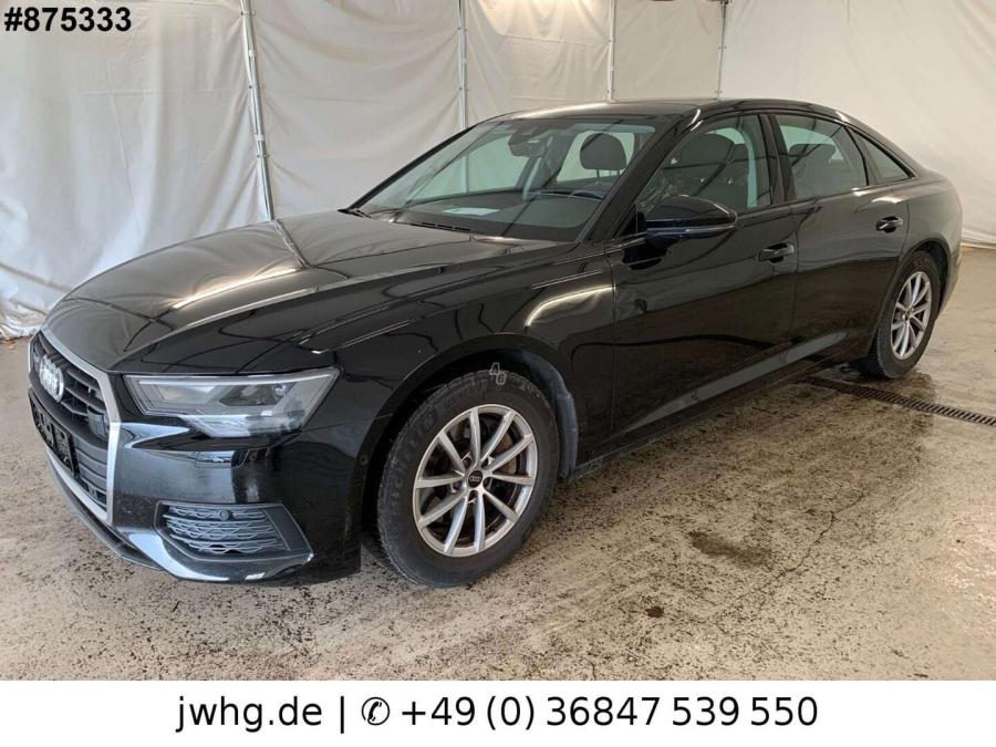 Melns Audi A6 2023 Kauņa, ar dzinēja tilpumu 2.00 L un nobraukumu 26 tūkst. km par 32958 €, foto 1 vietnē AUTOMOTO.COM.LV