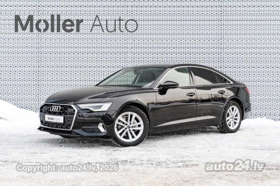 Melns Audi A6 2023 Rīga, ar dzinēja tilpumu 2.00 L un nobraukumu 15 tūkst. km par 40889 €, foto 1 vietnē AUTOMOTO.COM.LV