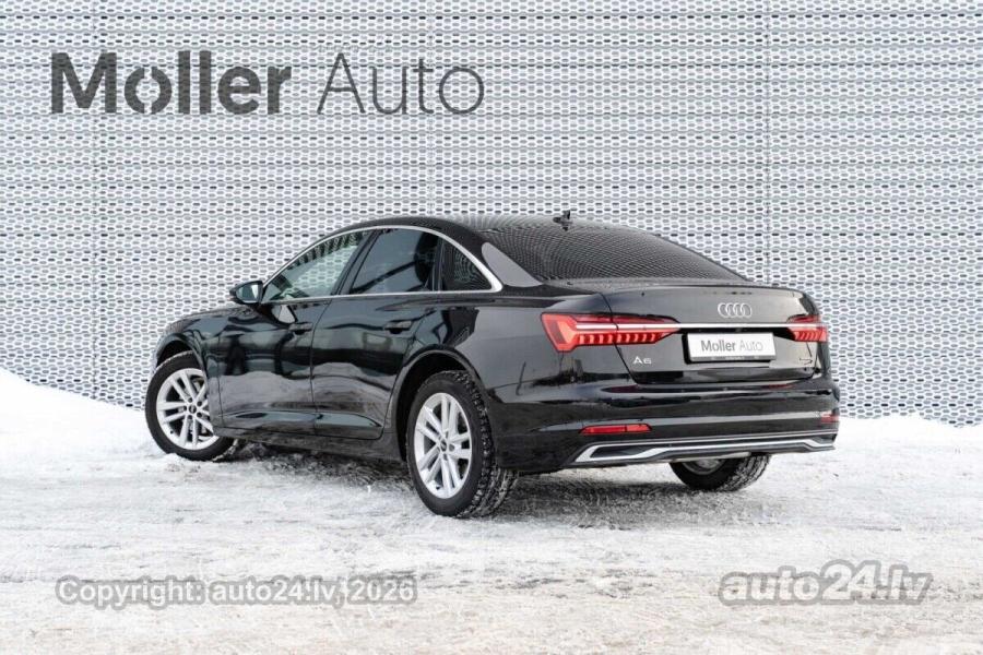 Melns Audi A6 2023 Rīga, ar dzinēja tilpumu 2.00 L un nobraukumu 15 tūkst. km par 40889 €, foto 4 vietnē AUTOMOTO.COM.LV