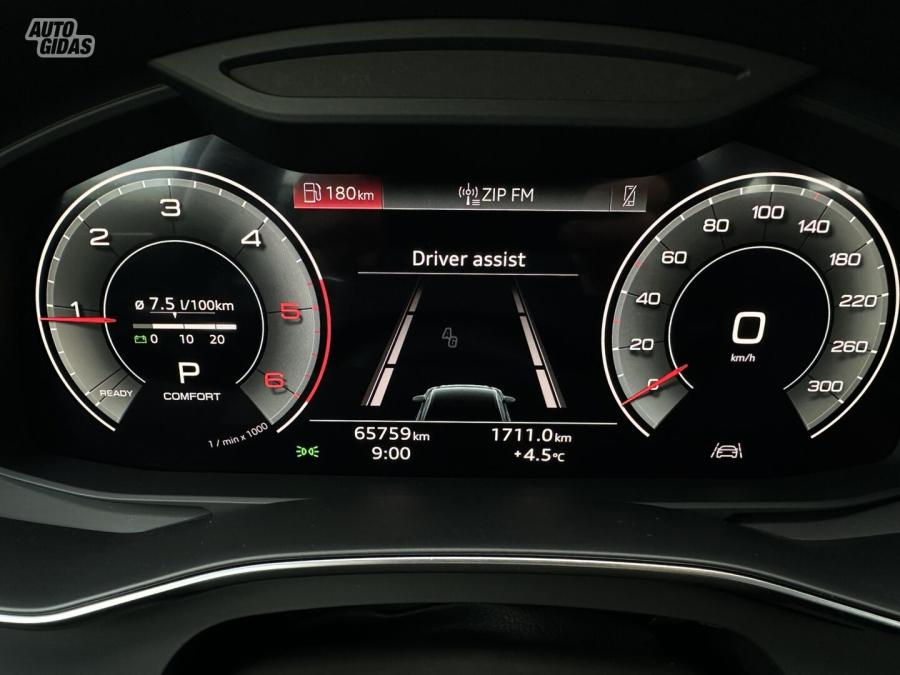 Melns Audi A6 2023 Avižieniai, ar dzinēja tilpumu 2.00 L un nobraukumu 66 tūkst. km par 32450 €, foto 8 vietnē AUTOMOTO.COM.LV