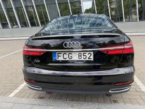 Black Audi A6 2023 in Vilnius, with an engine capacity of 1.98 L and mileage of 46 thousand km for 33500 €, photo 10 on AUTOMOTO.COM.LV