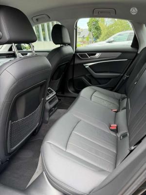 Black Audi A6 2023 in Vilnius, with an engine capacity of 1.98 L and mileage of 46 thousand km for 33500 €, photo 11 on AUTOMOTO.COM.LV