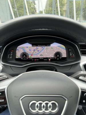 Black Audi A6 2023 in Vilnius, with an engine capacity of 1.98 L and mileage of 46 thousand km for 33500 €, photo 13 on AUTOMOTO.COM.LV