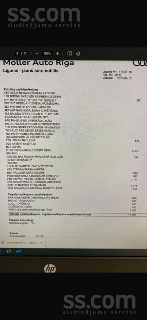 Черный Ауди А6 2023 в Рига, объемом двигателя 3.00 л и пробегом 116 тыс. км за 45000 €, фото 8 на AUTOMOTO.COM.LV