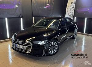 Black Audi A6 2023 in Avizieniai, with an engine capacity of 2.00 L and mileage of 68 thousand km for 29950 €, photo  on AUTOMOTO.COM.LV