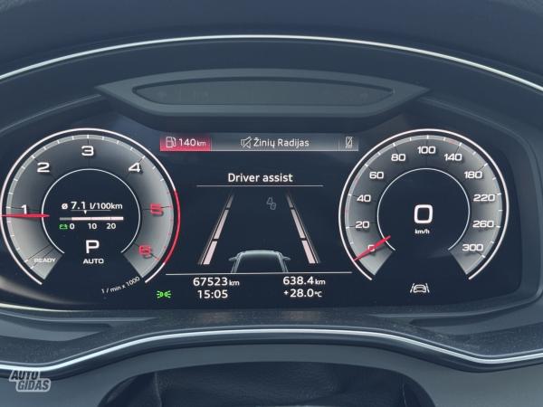 Черный Ауди А6 2023 в Авиженяй, объемом двигателя 2.00 л и пробегом 68 тыс. км за 29950 €, фото 10 на AUTOMOTO.COM.LV
