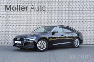 Melns Audi A6 2023 Rīga, ar dzinēja tilpumu 2.00 L un nobraukumu 50 tūkst. km par 27900 €, foto  vietnē AUTOMOTO.COM.LV