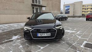 Black Audi A6 2024 in Vilnius, with an engine capacity of 1.97 L and mileage of 27 thousand km for 38000 €, photo 11 on AUTOMOTO.COM.LV