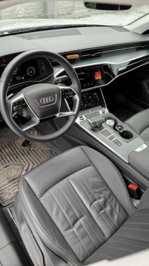 Black Audi A6 2024 in Vilnius, with an engine capacity of 1.97 L and mileage of 27 thousand km for 38000 €, photo 20 on AUTOMOTO.COM.LV