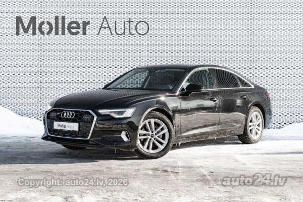 Melns Audi A6 2024 Rīga, ar dzinēja tilpumu 2.00 L un nobraukumu 55 tūkst. km par 42734 €, foto 1 vietnē AUTOMOTO.COM.LV