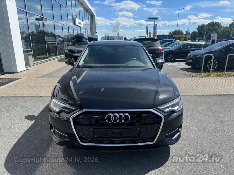 Black Audi A6 2024 in Tallinn, with an engine capacity of 2.00 L and mileage of 27 thousand km for 42500 €, photo 3 on AUTOMOTO.COM.LV