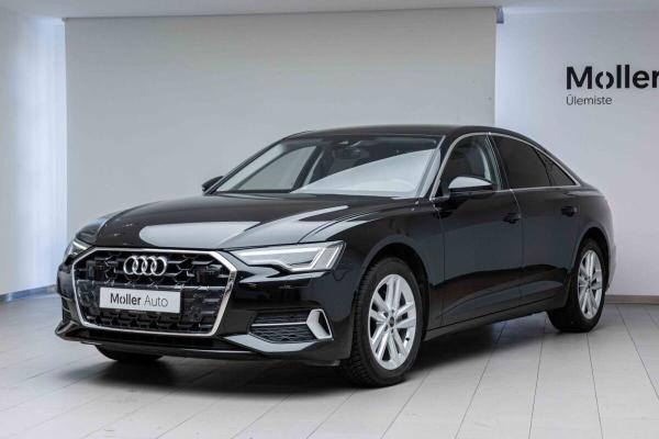 Black Audi A6 2024 in Peetri, with an engine capacity of 2.00 L and mileage of 27 thousand km for 52700 €, photo 5 on AUTOMOTO.COM.LV