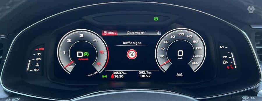 Черный Ауди А6 2024 в Каунас, объемом двигателя 1.98 л и пробегом 35 тыс. км за 39500 €, фото 6 на AUTOMOTO.COM.LV