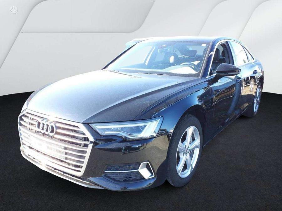 Black Audi A6 2024 in Vilnius, with an engine capacity of 1.97 L and mileage of 44 thousand km for 35211 €, photo 1 on AUTOMOTO.COM.LV
