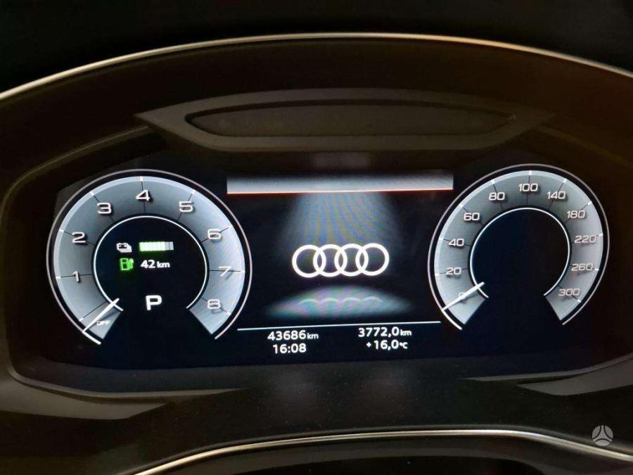 Black Audi A6 2024 in Vilnius, with an engine capacity of 1.97 L and mileage of 44 thousand km for 35211 €, photo 7 on AUTOMOTO.COM.LV