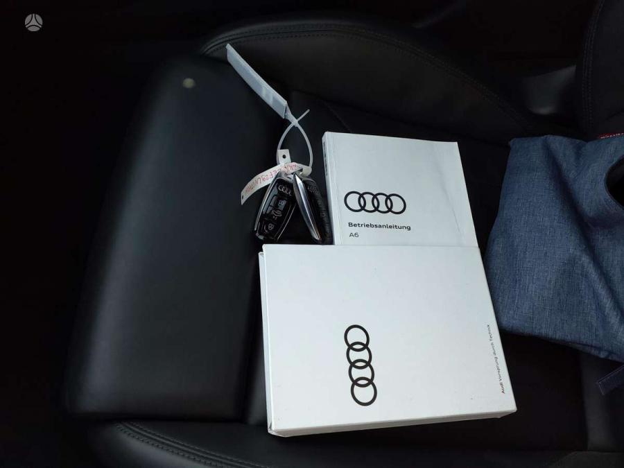 Black Audi A6 2024 in Vilnius, with an engine capacity of 1.97 L and mileage of 44 thousand km for 35211 €, photo 9 on AUTOMOTO.COM.LV