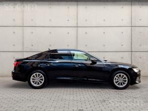 Black Audi A6 2024 in Riga, with an engine capacity of 2.00 L and mileage of 31 thousand km for 37900 €, photo 5 on AUTOMOTO.COM.LV