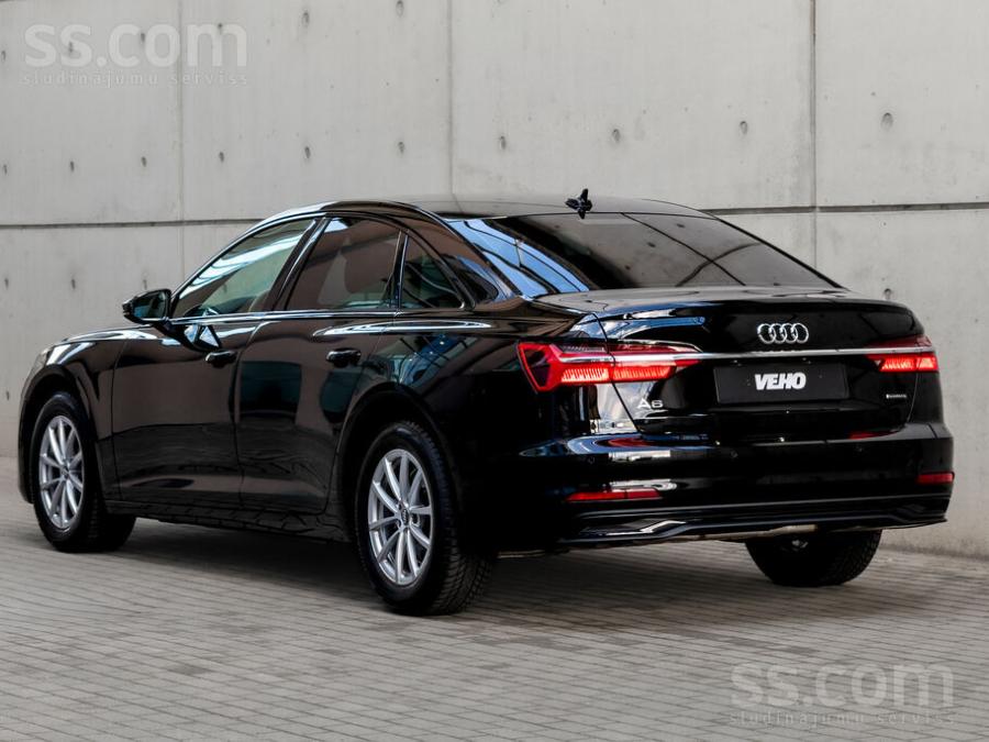 Black Audi A6 2024 in Riga, with an engine capacity of 2.00 L and mileage of 31 thousand km for 37900 €, photo 8 on AUTOMOTO.COM.LV