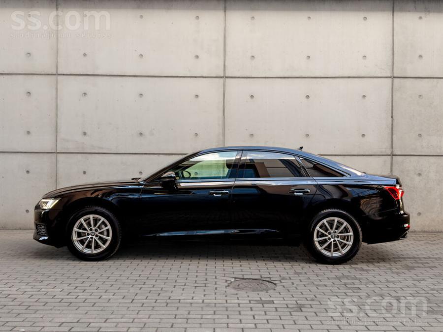 Black Audi A6 2024 in Riga, with an engine capacity of 2.00 L and mileage of 31 thousand km for 37900 €, photo 9 on AUTOMOTO.COM.LV