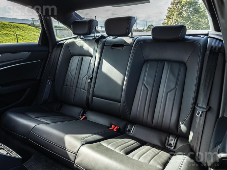 Black Audi A6 2024 in Riga, with an engine capacity of 2.00 L and mileage of 31 thousand km for 37900 €, photo 15 on AUTOMOTO.COM.LV