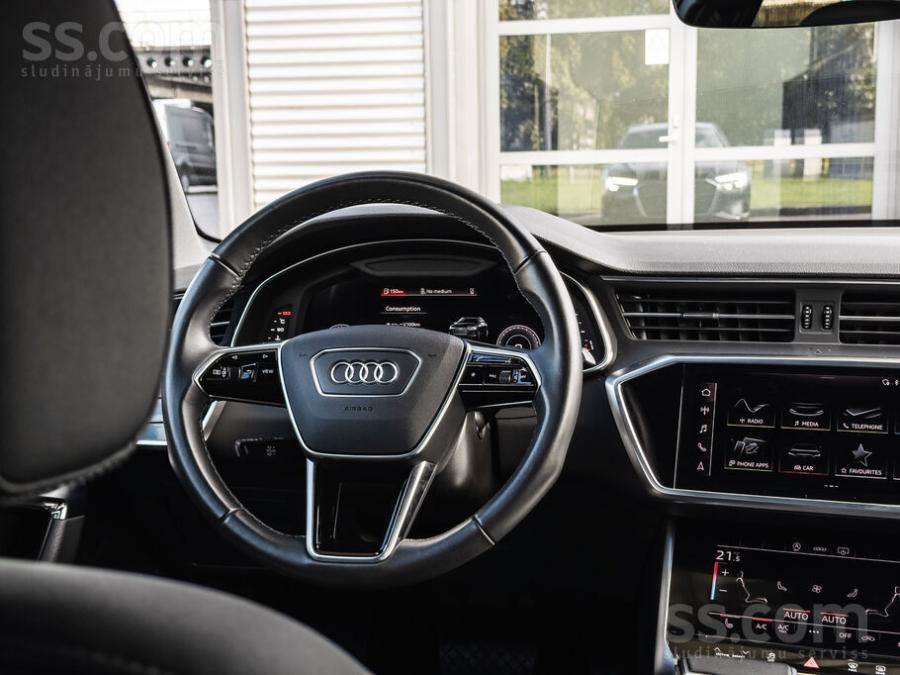 Black Audi A6 2024 in Riga, with an engine capacity of 2.00 L and mileage of 31 thousand km for 37900 €, photo 26 on AUTOMOTO.COM.LV
