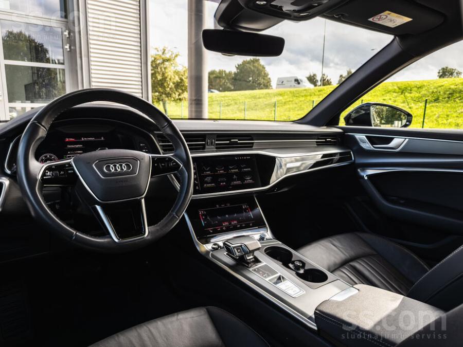 Black Audi A6 2024 in Riga, with an engine capacity of 2.00 L and mileage of 31 thousand km for 37900 €, photo 28 on AUTOMOTO.COM.LV