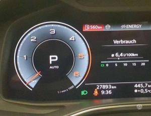 Melns Audi A6 2025 Viļņa, ar dzinēja tilpumu 2.97 L un nobraukumu 28 tūkst. km par 53300 €, foto 5 vietnē AUTOMOTO.COM.LV
