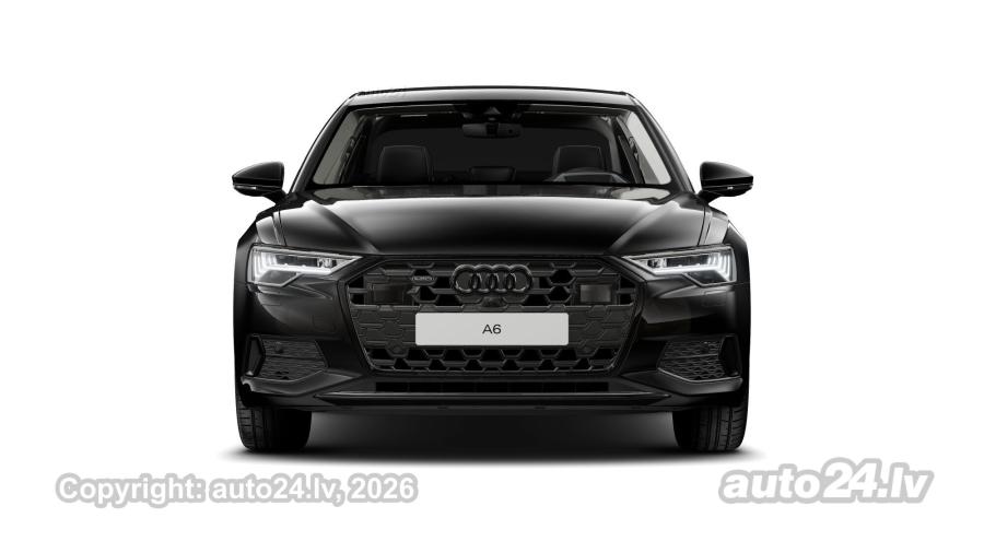 Black Audi A6 2025 in Tallinn, with an engine capacity of 2.00 L and mileage of 58 thousand km for 48900 €, photo 4 on AUTOMOTO.COM.LV