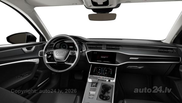 Black Audi A6 2025 in Tallinn, with an engine capacity of 2.00 L and mileage of 58 thousand km for 48900 €, photo 7 on AUTOMOTO.COM.LV