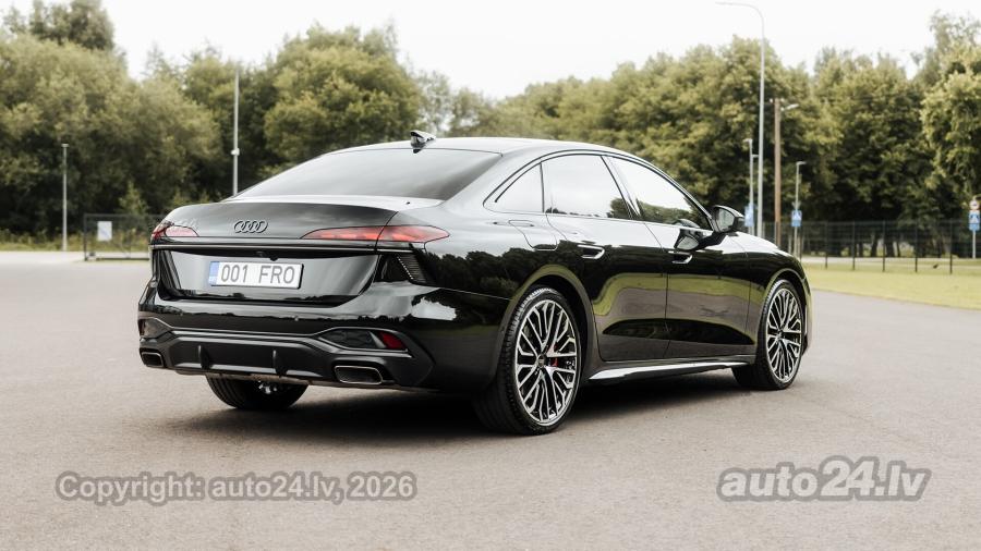 Black Audi A6 2025 in Parnu, with an engine capacity of 2.00 L and mileage of 8 thousand km for 91000 €, photo 5 on AUTOMOTO.COM.LV