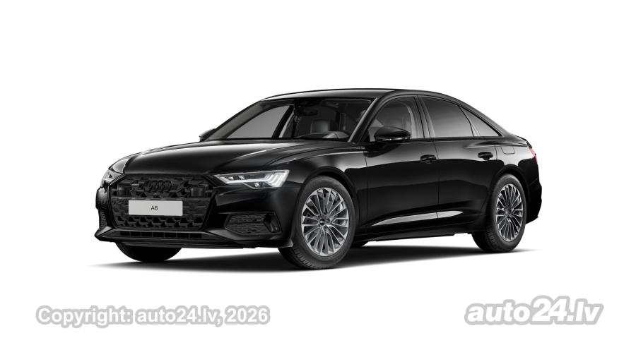 Black Audi A6 2025 in Tallinn, with an engine capacity of 2.00 L and mileage of 47 thousand km for 49900 €, photo 2 on AUTOMOTO.COM.LV