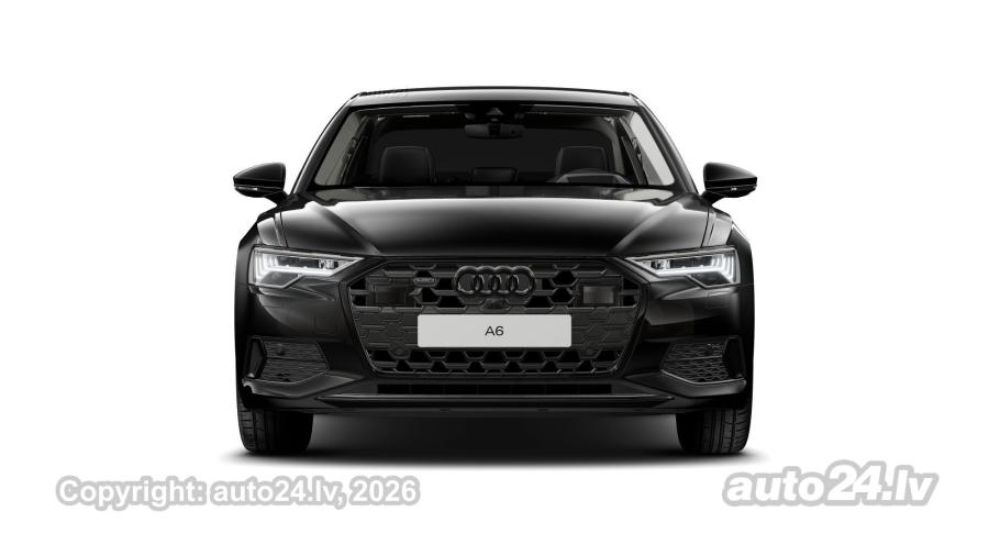 Black Audi A6 2025 in Tallinn, with an engine capacity of 2.00 L and mileage of 47 thousand km for 49900 €, photo 6 on AUTOMOTO.COM.LV