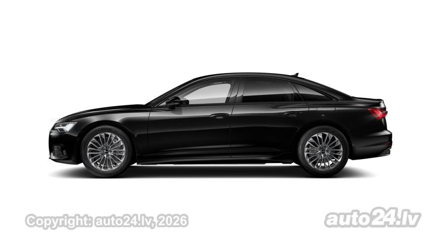 Black Audi A6 2025 in Tallinn, with an engine capacity of 2.00 L and mileage of 47 thousand km for 49900 €, photo 10 on AUTOMOTO.COM.LV