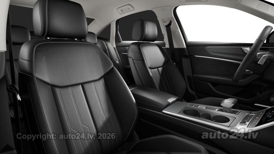 Black Audi A6 2025 in Tallinn, with an engine capacity of 2.00 L and mileage of 47 thousand km for 49900 €, photo 13 on AUTOMOTO.COM.LV