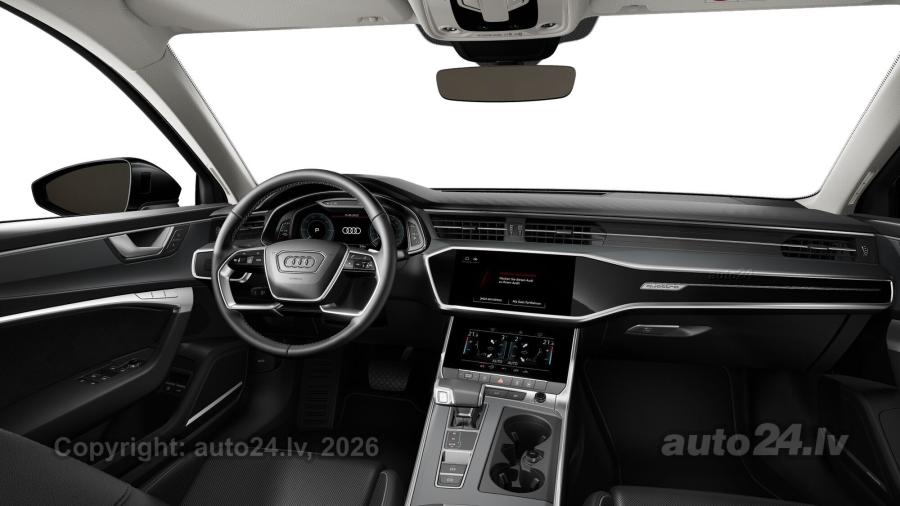 Black Audi A6 2025 in Tallinn, with an engine capacity of 2.00 L and mileage of 47 thousand km for 49900 €, photo 14 on AUTOMOTO.COM.LV