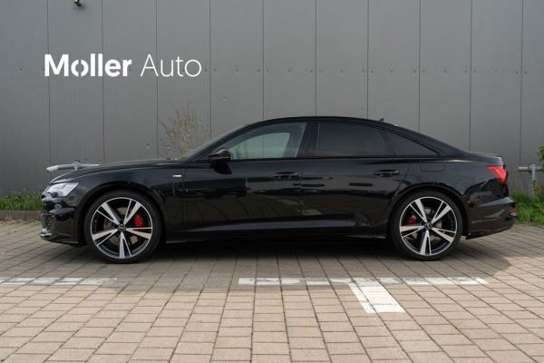 Black Audi A6 2025 in Vilnius, with an engine capacity of 2.00 L and mileage of 24 thousand km for 49500 €, photo 4 on AUTOMOTO.COM.LV