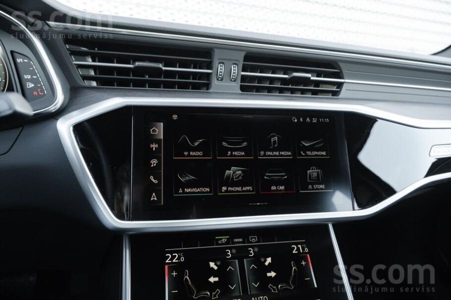 Melns Audi A6 2025 Rīga, ar dzinēja tilpumu 2.00 L un nobraukumu 38 tūkst. km par 44900 €, foto 21 vietnē AUTOMOTO.COM.LV