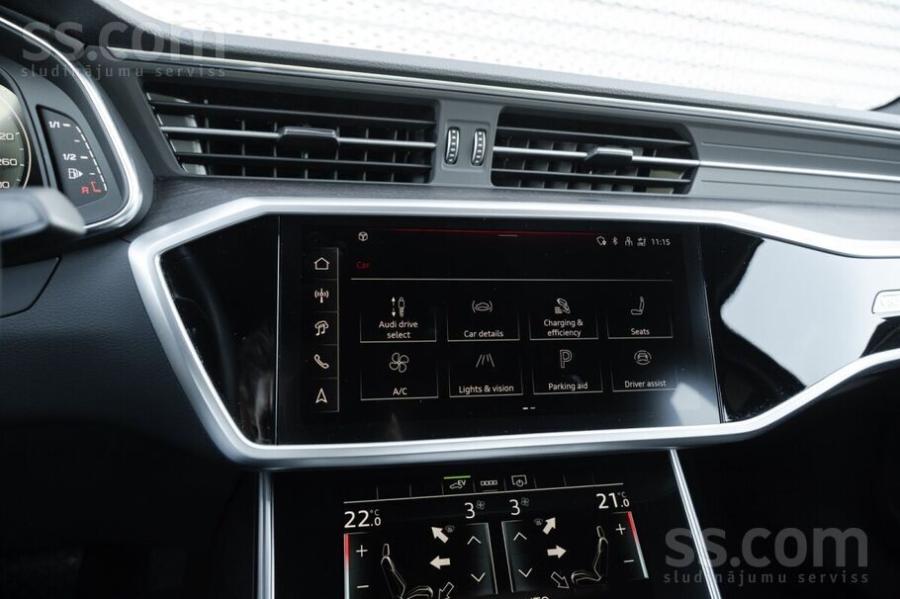 Melns Audi A6 2025 Rīga, ar dzinēja tilpumu 2.00 L un nobraukumu 38 tūkst. km par 44900 €, foto 22 vietnē AUTOMOTO.COM.LV