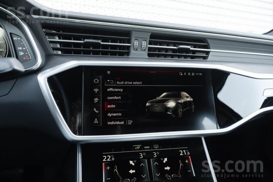 Melns Audi A6 2025 Rīga, ar dzinēja tilpumu 2.00 L un nobraukumu 38 tūkst. km par 44900 €, foto 23 vietnē AUTOMOTO.COM.LV