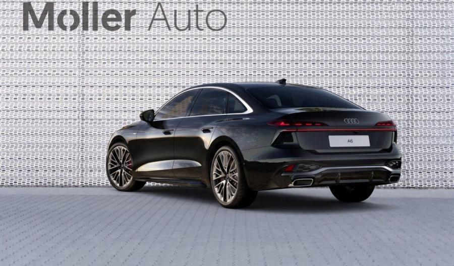 Black Audi A6 2026 in Marupe, with an engine capacity of 3.00 L and mileage of 2 thousand km for 69900 €, photo 4 on AUTOMOTO.COM.LV