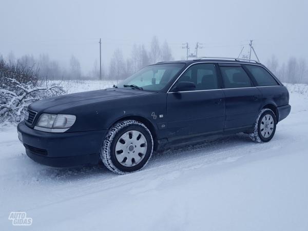 Black Audi A6 1994 in Vilnius, with an engine capacity of 2.50 L and mileage of 502 thousand km for 500 €, photo 1 on AUTOMOTO.COM.LV