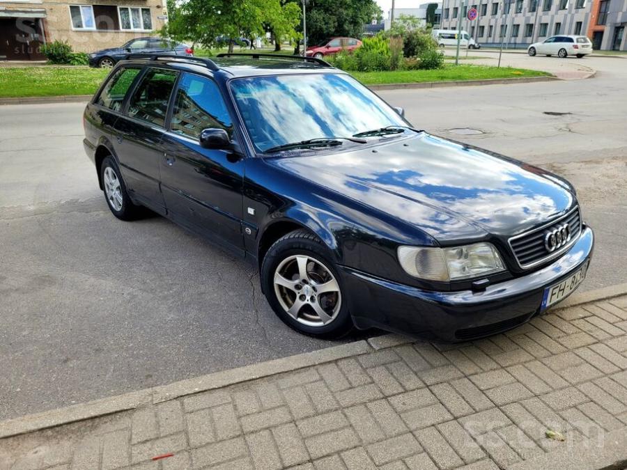Black Audi A6 1994 in Bauska, with an engine capacity of 2.50 L and mileage of 540 thousand km for 1090 €, photo 1 on AUTOMOTO.COM.LV