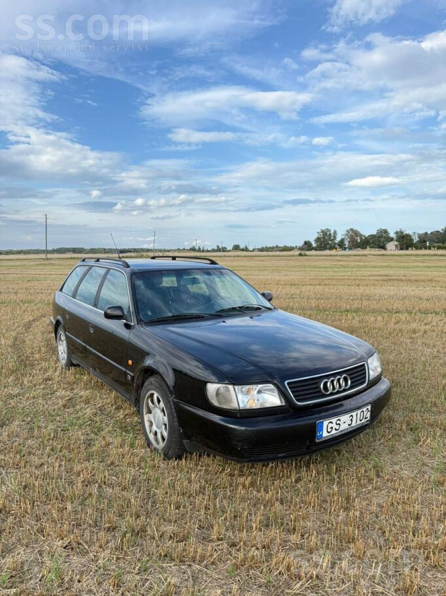 Black Audi A6 1994 in Bauska, with an engine capacity of 2.50 L and mileage of 389 thousand km for 1699 €, photo 4 on AUTOMOTO.COM.LV