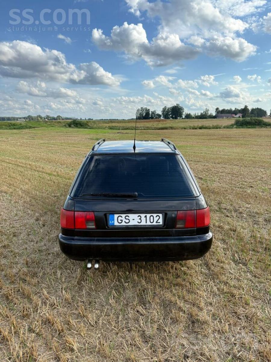 Black Audi A6 1994 in Bauska, with an engine capacity of 2.50 L and mileage of 389 thousand km for 1699 €, photo 7 on AUTOMOTO.COM.LV