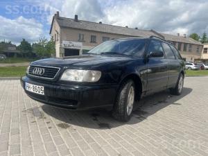 Black Audi A6 1995 in Daugavpils, with an engine capacity of 2.50 L and mileage of 410 thousand km for 810 €, photo  on AUTOMOTO.COM.LV