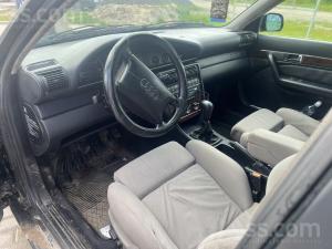 Black Audi A6 1995 in Daugavpils, with an engine capacity of 2.50 L and mileage of 410 thousand km for 810 €, photo 6 on AUTOMOTO.COM.LV