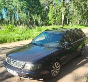 Black Audi A6 1995 in Riga, with an engine capacity of 2.50 L and mileage of 0 thousand km for 800 €, photo  on AUTOMOTO.COM.LV