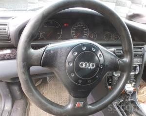 Black Audi A6 1995 in Riga, with an engine capacity of 2.50 L and mileage of 0 thousand km for 800 €, photo 7 on AUTOMOTO.COM.LV